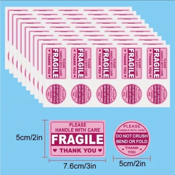 Office | Last One 10pc Please Handle With Care Fragile Items Shipping ...